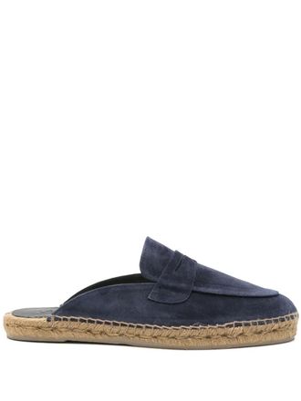 Castaner mules Nando T/186 en daim - Bleu
