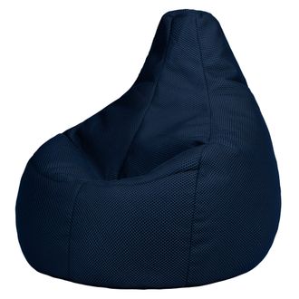 Icon Brand Performance Mesh Gaming Sitzsack, Marineblau, Webstoff, Sitzsack Erwachsene mit F&uuml;llung, Bean Bag, Gaming Stuhl, Lounge Sessel, Lounge Stuhl, Schlafzi