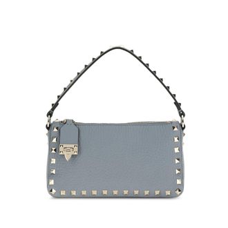 Valentino Garavani Small Rockstud Grained Shoulder Bag