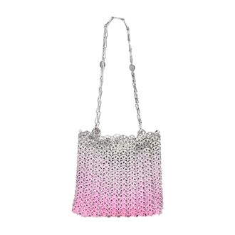Paco Rabanne Kettenglied-Schultertasche - - Bags - Damen - Grau - ONE SIZE