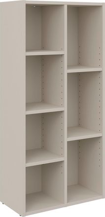 Boxxx Regal, Kaschmir, Holzwerkstoff, 5 Fächer, 50x106x26 cm, stehend, Wohnzimmer, Regale, Bücherregale