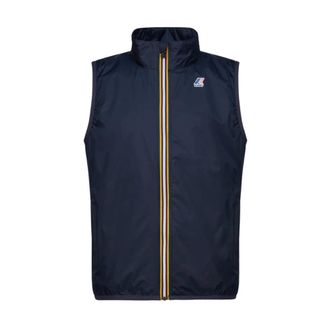K-Way Le Vrai 3 Rouland Warn Gilet - - Jackets - Herren - Blau - 2XL