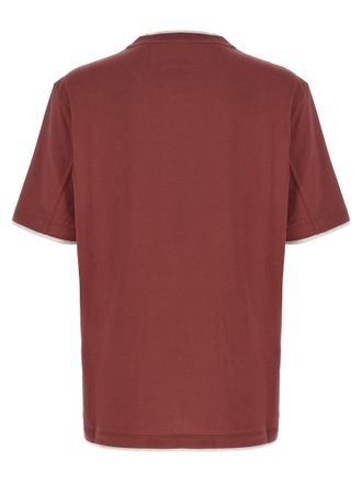 Brunello Cucinelli Mens Multicolor Cotton T-Shirt