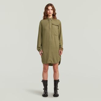 G-Star Cargo Tunic Kleid - Grün - Damen