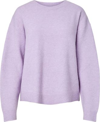 Pieces Pcsally Ls O-Neck Knit Noos Bc