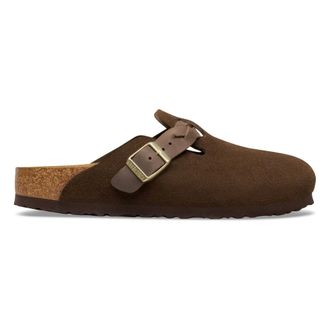 Birkenstock Sabots Boston Braided Su&egrave;de BIRKENSTOCK