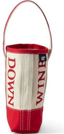 Lands End Canvas-Weinflaschentasche, Damen, Größe:null regular, Rot, Baumwolle, by Lands End
