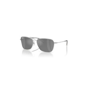 Ray-Ban Caravan Reverse Sonnenbrillen Silber Fassung Silber Glas 58-15