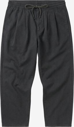 Knowledge Cotton Apparel Herren vegan Hose Ozone Relaxed Flannel Forest Nachtgr&uuml;n