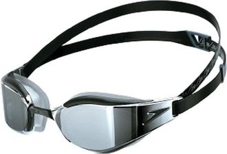 Speedo Unisex Erwachsene Fastskin Hyper Elite Schwimmbrille | Wettkampfschwimmbrille | Performance| Training| Hydrodynamisch Schwimmbrille, Schwarz/Oxid Grey