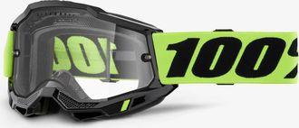 100% Accuri 2 Enduro MTB Schutzbrille, Neon/Transparent