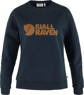 Fj&auml;llr&auml;ven Logo Damen Everyday Outdoor Sweater, Dark Navy, XS