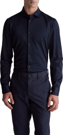 Benetton Herren Camicia 5x37uq064 Hemd, blau, XL