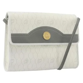 Dior Pre-owned PVC Honeycomb Shoulder Bag - - Pre-owned - Damen - Grau - ONE SIZE
