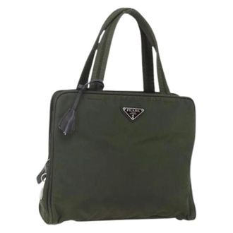 Prada Sac &agrave; main vintage Pre-owned - Femme - Pre-owned - Vert - Taille: ONE Size