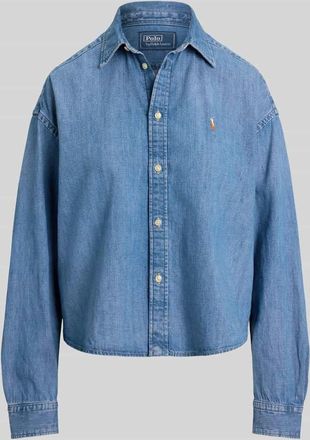 Polo Ralph Lauren Relaxed Fit Jeansbluse aus reiner Baumwolle