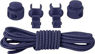 Generic Lacets &eacute;lastiques sans cravate, lacets r&eacute;glables en caoutchouc pour chaussures de sport lacets en silicone, e, Taille unique pour tous