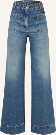 Victoria Beckham Straight Jeans Alina blau