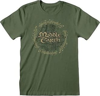 The Lord Of The Rings Lord of the Rings - T-shirt MIDDLE EARTH - Adulte (XL) (Vert)