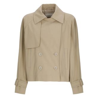 PESERICO Femme, Manteaux, Brun, Taille: 38 FR Trench Manteaux