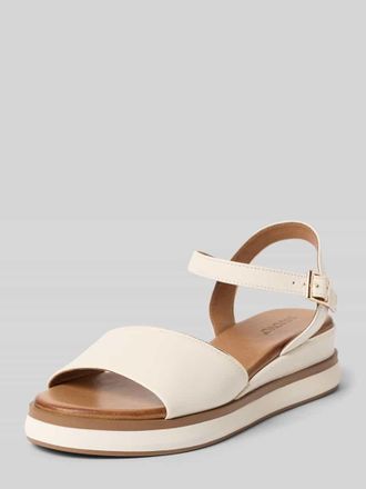 Inuovo Sandalen aus echtem Leder mit Keilabsatz