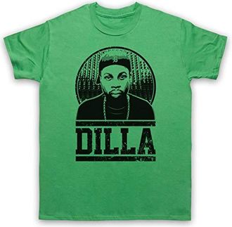 The Guns Of Brixton J Dilla Tribute T-Shirt des Hommes, Vert, Large