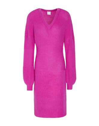 8 by YOOX KNIT V-NECK MIDI DRESS