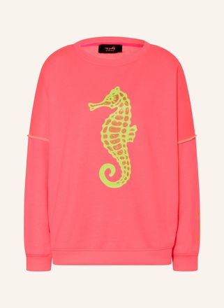 Miss Goodlife Miss Goodlife Oversized-Sweatshirt Mit Schmucksteinen pink