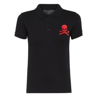 Philipp Plein Femme, Tops, Noir, Taille: 44 FR Polo