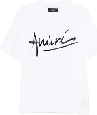 Amiri Homme, Tops, Blanc, Taille: XL T-shirt Logo