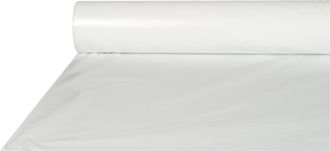 Papstar Papstar Tischdecke / Tischtuchrolle wei&szlig; (1 St&uuml;ck), aus LDPE Folie, 50 x 0.8 m, abwaschbar, robust, feuchtigkeitsresistent, f&uuml;r Haushalt oder Feierlic
