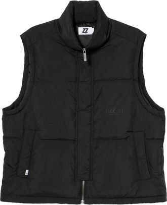 Izzue gilet à logo embossé - Noir