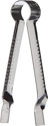 PME Pr&auml;gezange, geschlossene einfache V-Form, kleines Format, Edelstahl, Silber, 8.5 x 1.8 x 1.5 cm