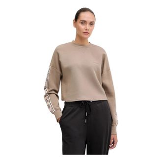 Guess Femme, Sweatshirts et sweats &agrave; capuche, Beige, Taille: 44 FR SweaT-shirts