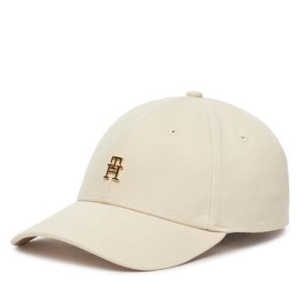 Tommy Hilfiger Cap Tommy Hilfiger Elevated Chic AW0AW17631 Beige