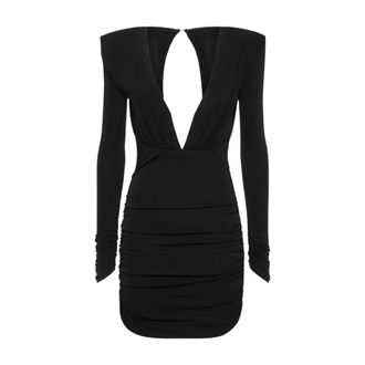 Philipp Plein Mini-robe avec encolure - Femme - Robes - Noir - Taille: 36 FR