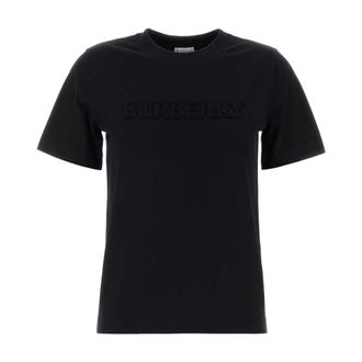 Burberry Femme, Tops, Noir, Taille: 40 FR T-shirt avec Logo