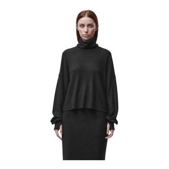 Thom Krom W TS 650 Top - - Knitwear - Damen - Schwarzk - M