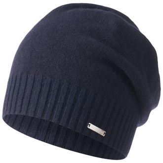 Giesswein Cashmere Beanie Schwarzenstein - Kaschmir M&uuml;tze Damen & Herren, D&uuml;nne Strickm&uuml;tze, Haube, Longbeanie Unisex