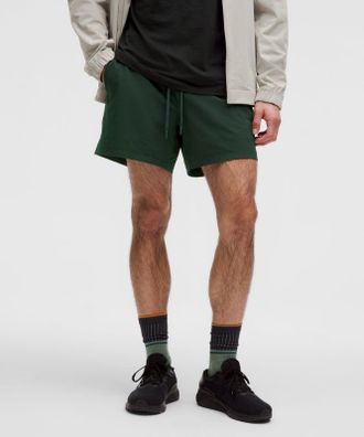 lululemon Short Zeroed In sans doublure pour Hommes - 13 cm - Vert - Taille 2XL