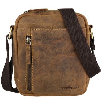Greenburry Vintage Travel-4 Umh&auml;nger Ledertasche Leder