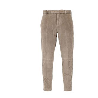 Pantaloni Torino Cord Samt Ma&szlig;geschneiderte Hose - - Trousers - Herren - Grau - L