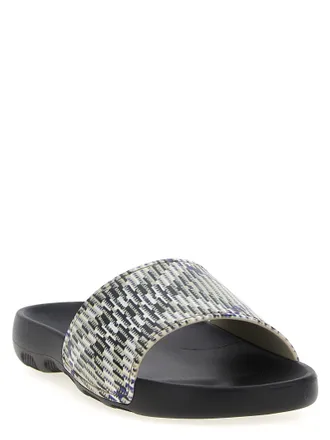 Burberry Dive Check Sandals - Black
