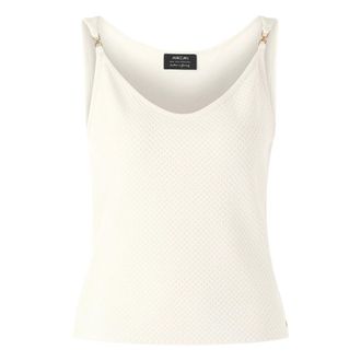 Marc Cain Femme, Tops, Blanc, Taille: 40 FR Stricktop Rethink Together