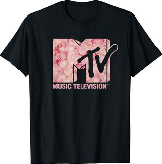 Giesswein Music Television Pink Rose Petal Logo T-Shirt