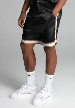 Siksilk Herren Shorts Schwarz L