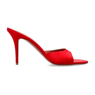Amina Muaddi Femme, Chaussures, Rouge, Taille: 37 EU Elodie Slipper 90