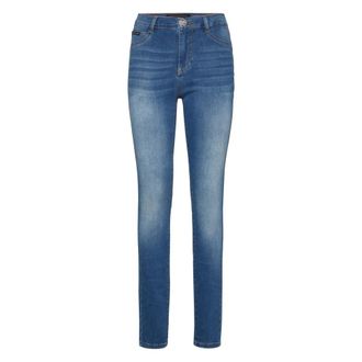 Philipp Plein Femme, Jeans, Bleu, Taille: W25 Jegging Taille Haute