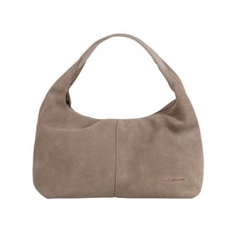 Alexander Smith Wildledertaschen mit gepr&auml;gtem Metalllogo - - Bags - Damen - Beige - ONE SIZE