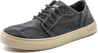 Natural World Eco Herren-Sneaker, 100% umweltfreundlich, 6602E Old Narciso (Schwarz, EU Schuhgrößensystem, Erwachsene, Herren, Numerisch, M, 45)